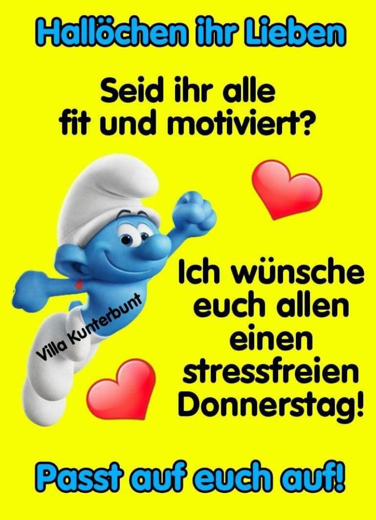 Donnerstag abend grüße lustig | Bilder und Sprüche